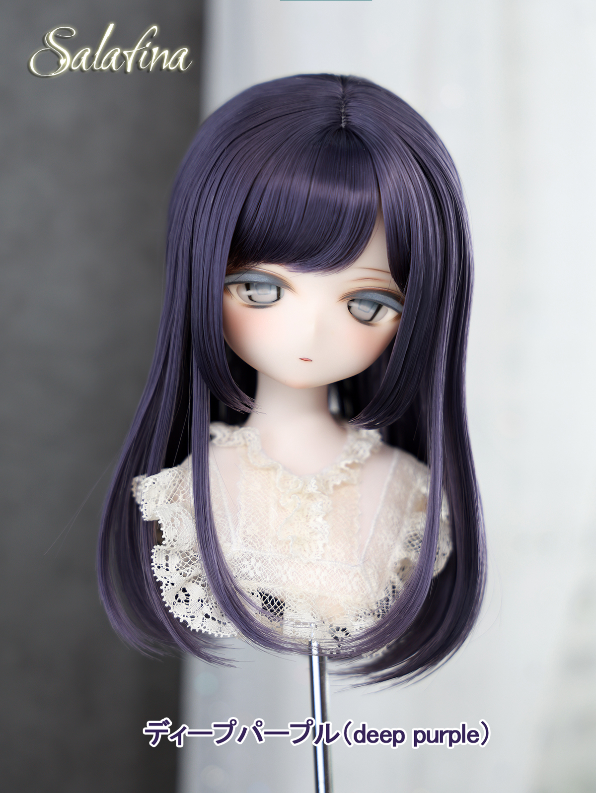 [Salafina]8~9インチMDD,DDサイズドール用手つくり造形ウィッグ「リリ」dollwig - salafina - BOOTH