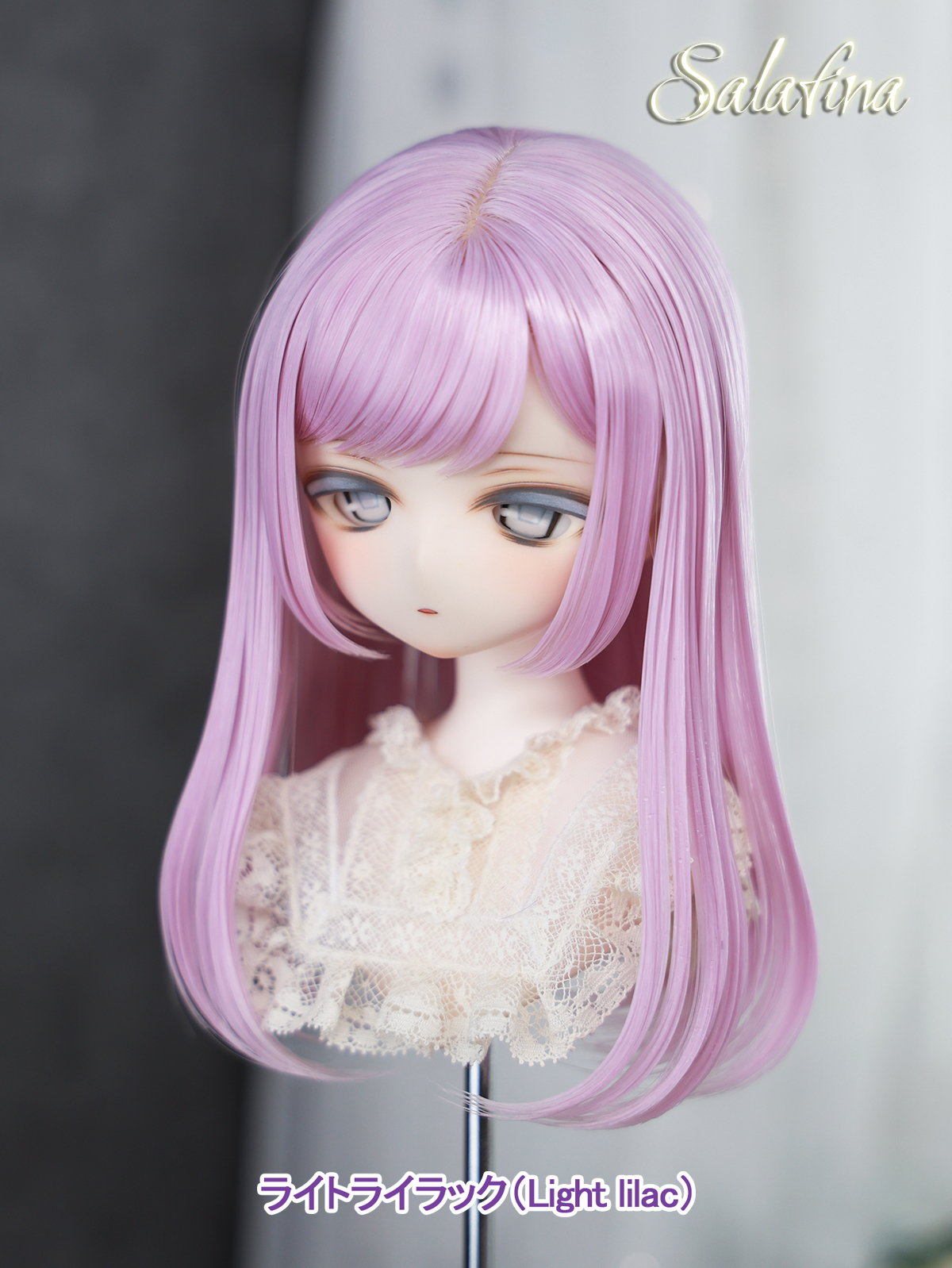 [Salafina]8~9インチMDD,DDサイズドール用手つくり造形ウィッグ「リリ」dollwig - salafina - BOOTH