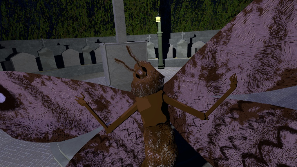 Moth Fren [Vrchat] [Fully Rigged] - beezleboop - BOOTH