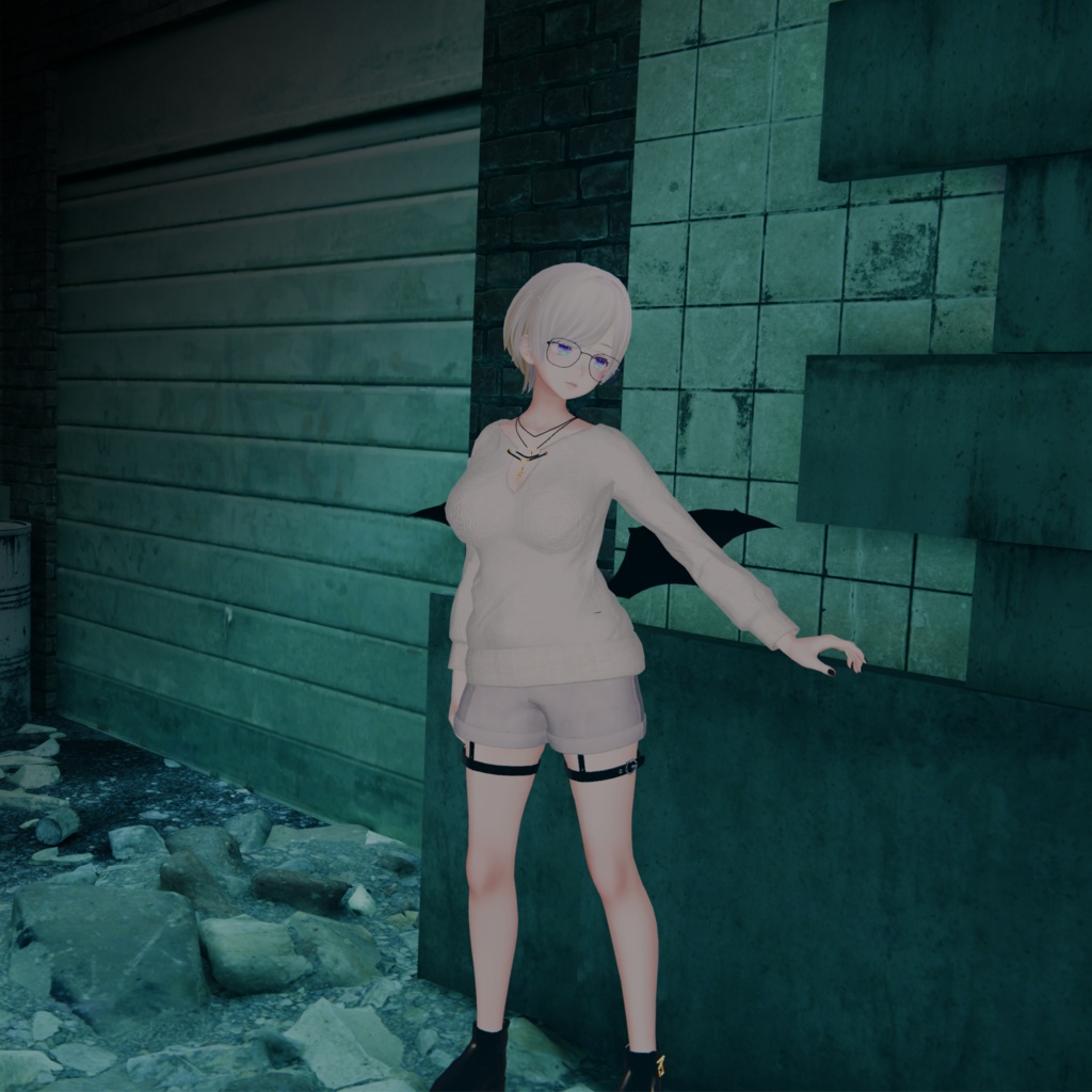 [VRChat] Back-OFF Wear - Jade_Yarn - BOOTH