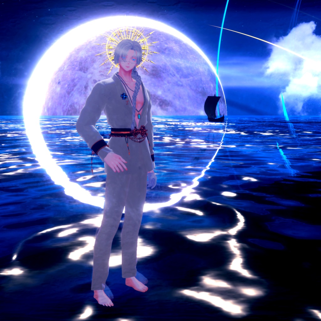 [VRChat] Romantic Suit For Minase (水瀬) - Jade_Yarn - BOOTH