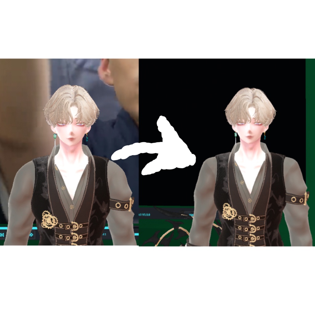 [VRChat] Steam Punk Wear For Minase, +Head - Jade_Yarn - BOOTH