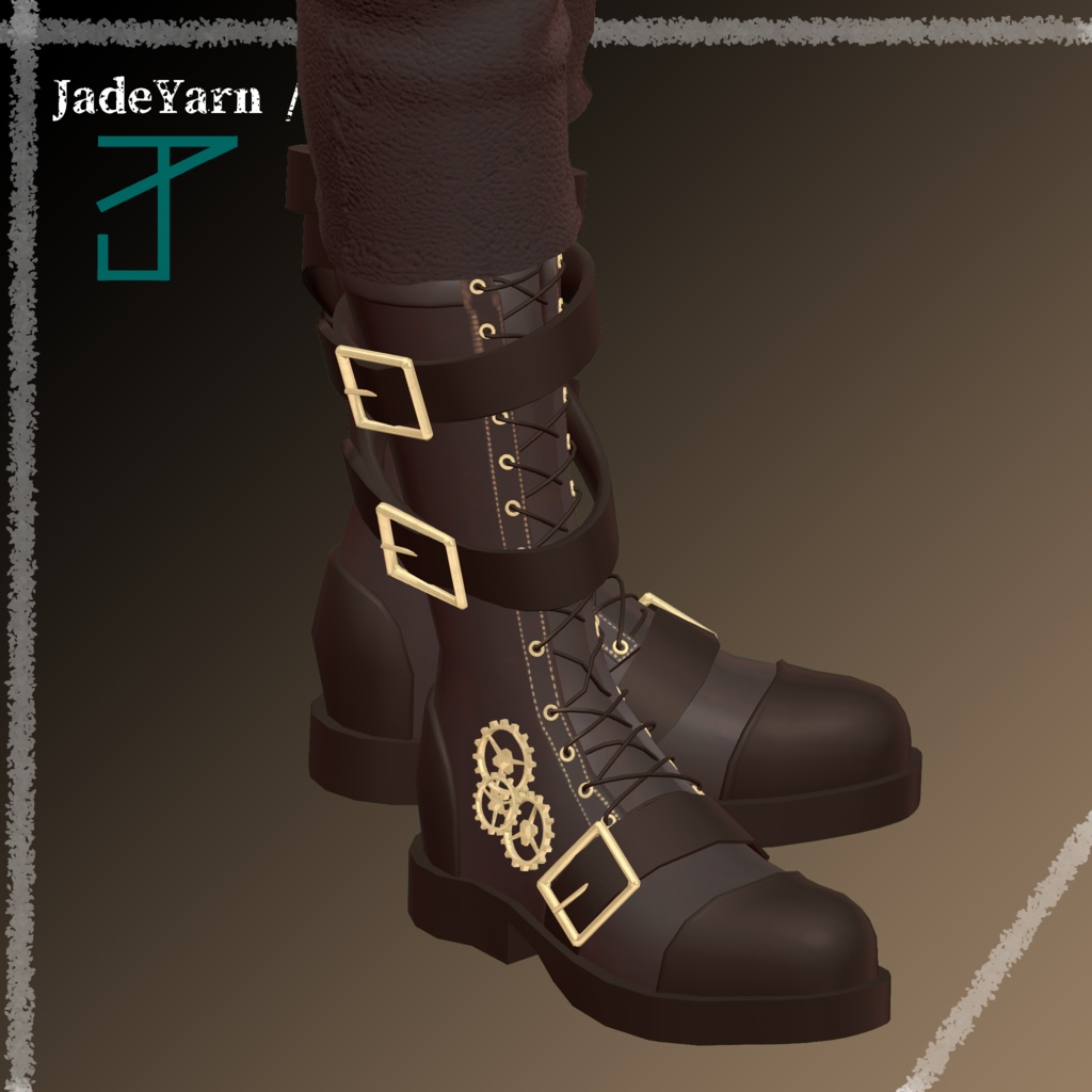 [VRChat] Steam Punk Wear For Minase, Kalne - Jade_Yarn - BOOTH