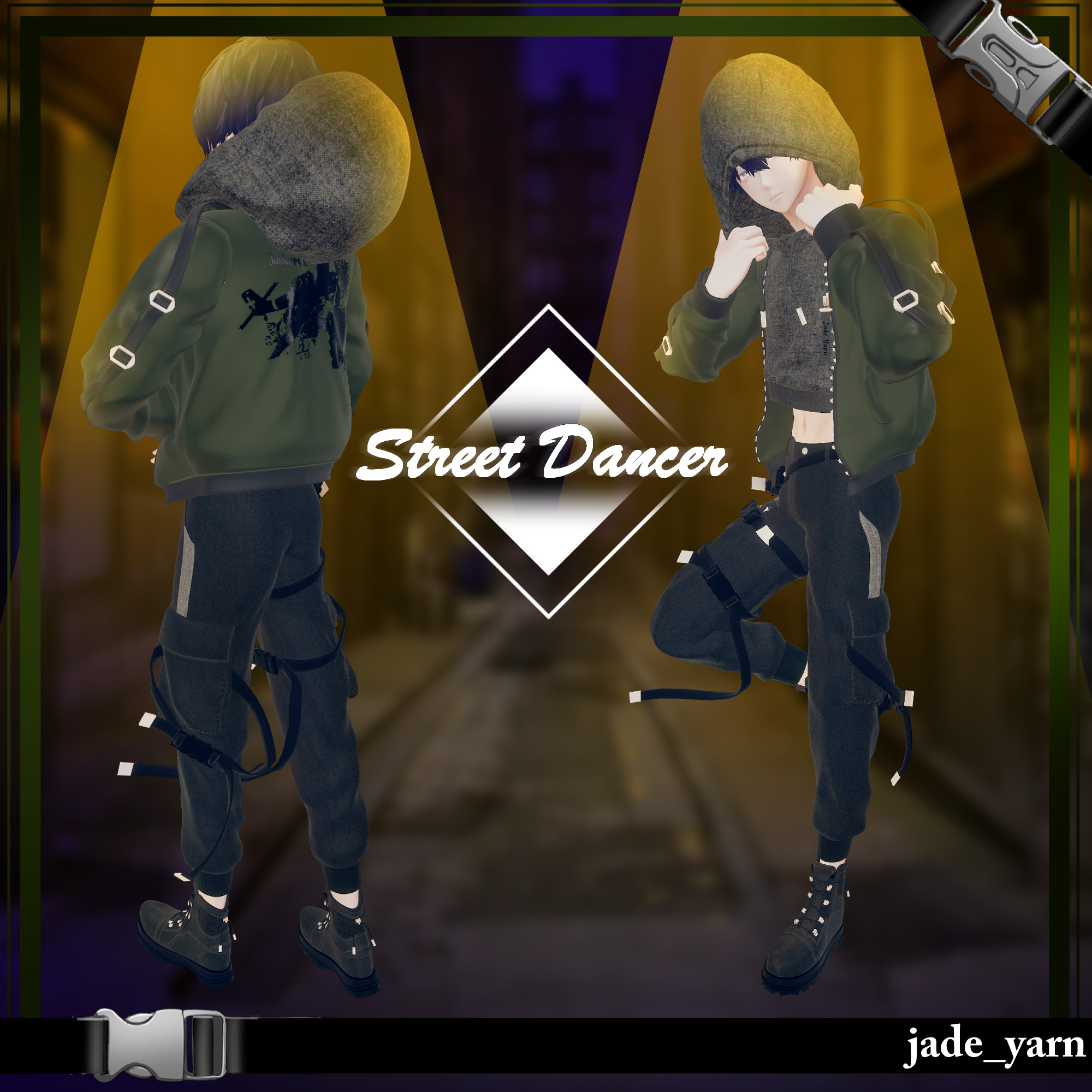 [VRChat] Street Dancer For Mans - Jade_Yarn - BOOTH