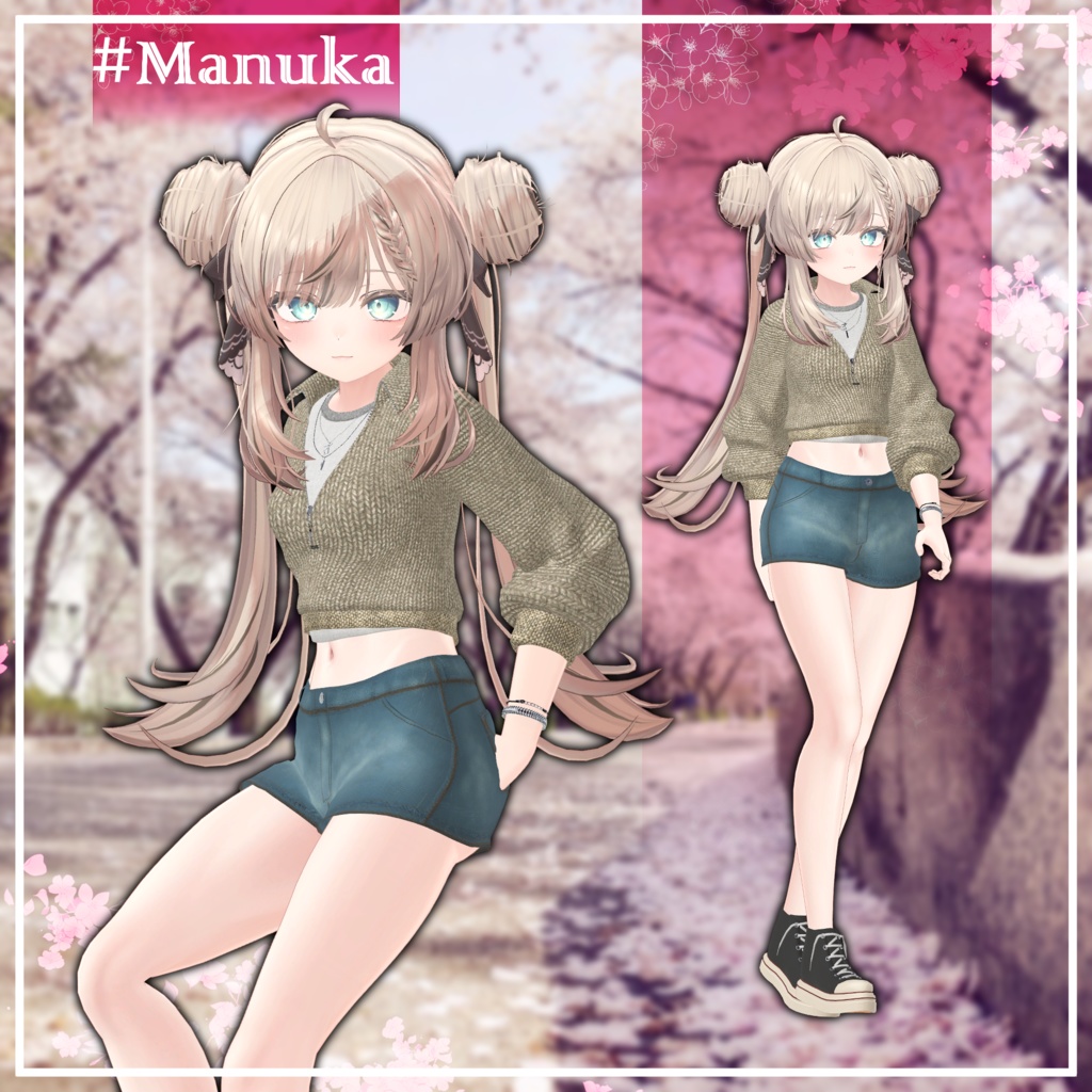 [VRChat] Half_zip-up - Jade_Yarn - BOOTH