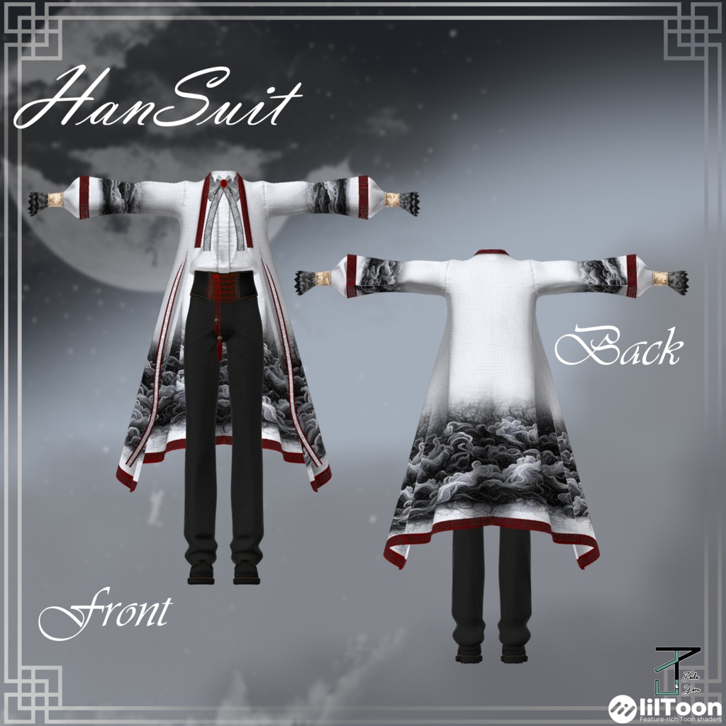[VRChat] Han_Suit For Mans - Jade_Yarn - BOOTH