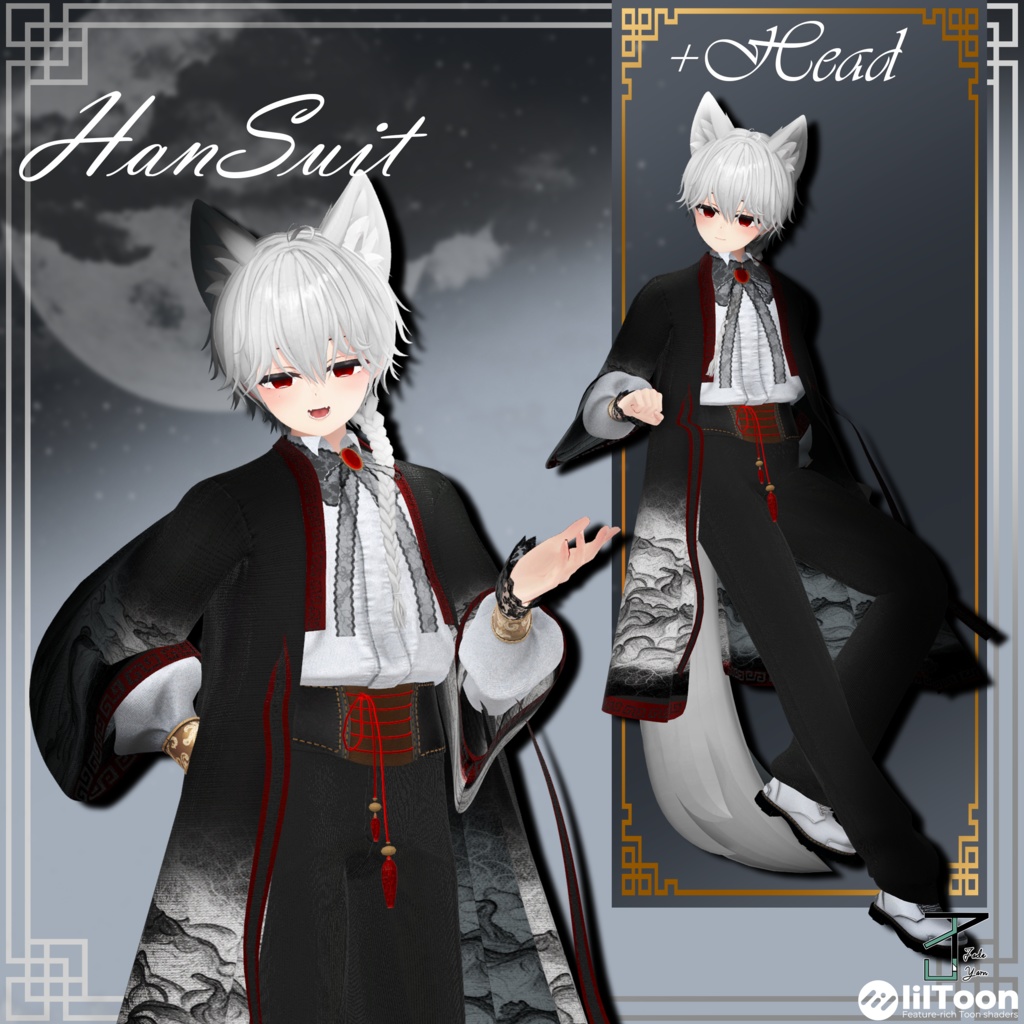 [VRChat] Han_Suit For Mans - Jade_Yarn - BOOTH