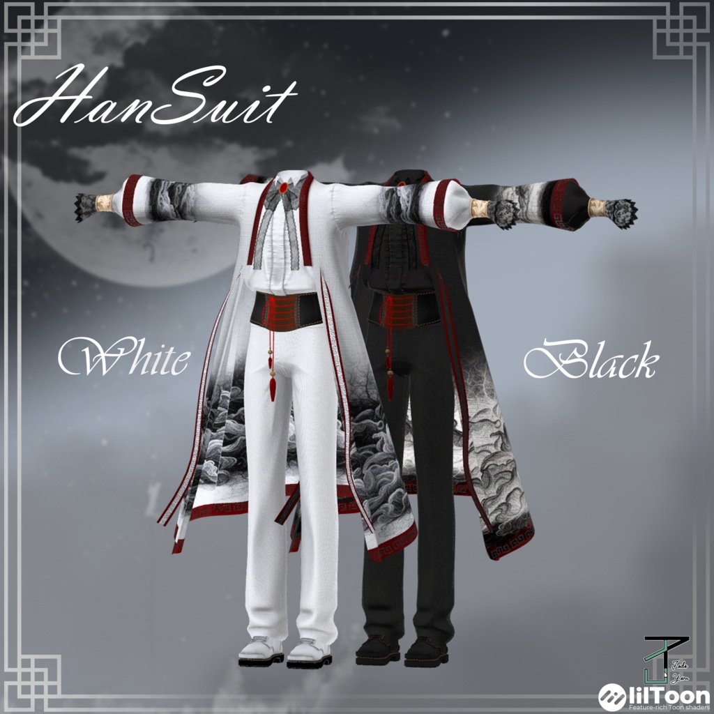 [VRChat] Han_Suit For Mans - Jade_Yarn - BOOTH