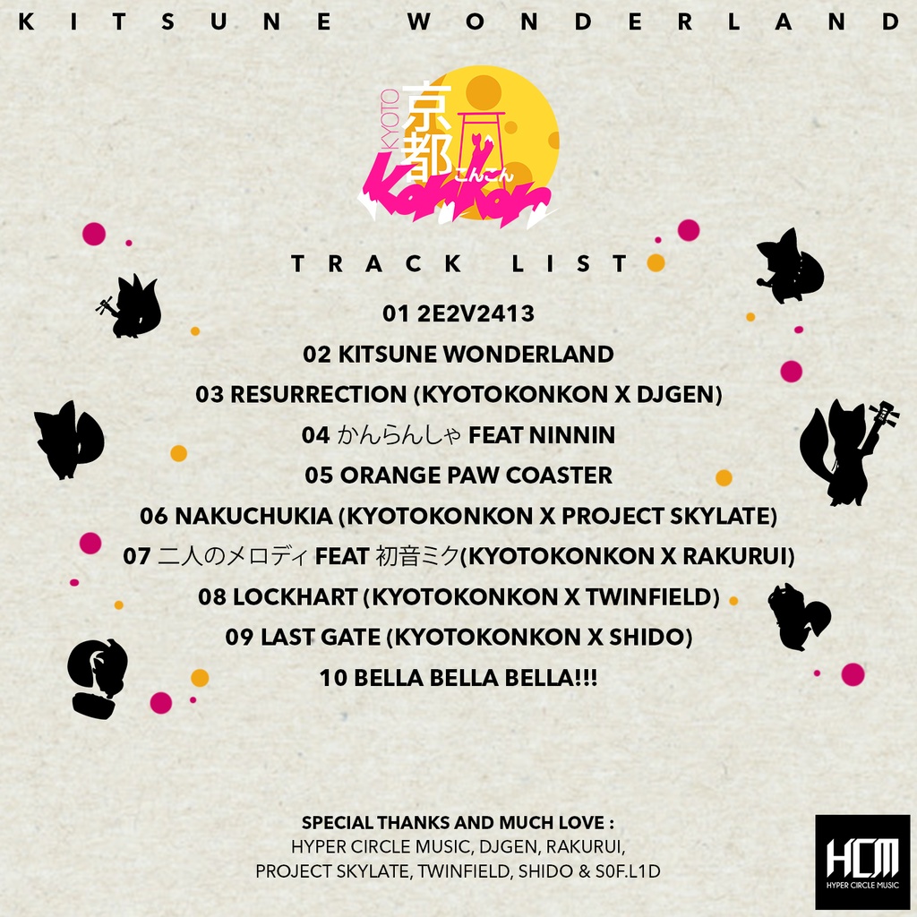 KITSUNE WONDERLAND - HYPER CIRCLE MUSIC - BOOTH