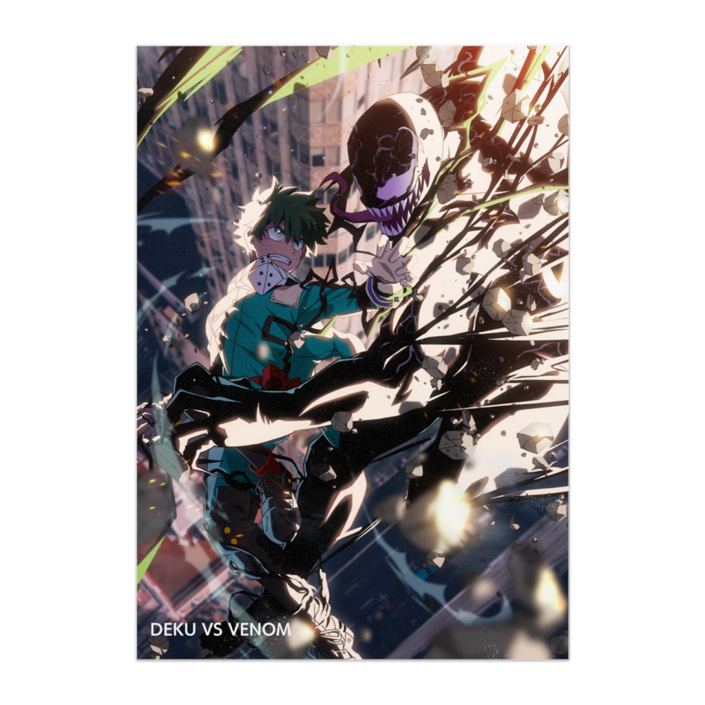 DEKU VS VENOM -POSTER- - MYU Official Store - BOOTH