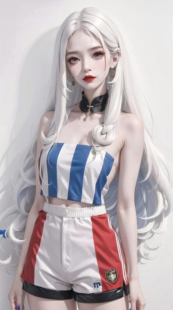 白髪の女の子 Meng Booth