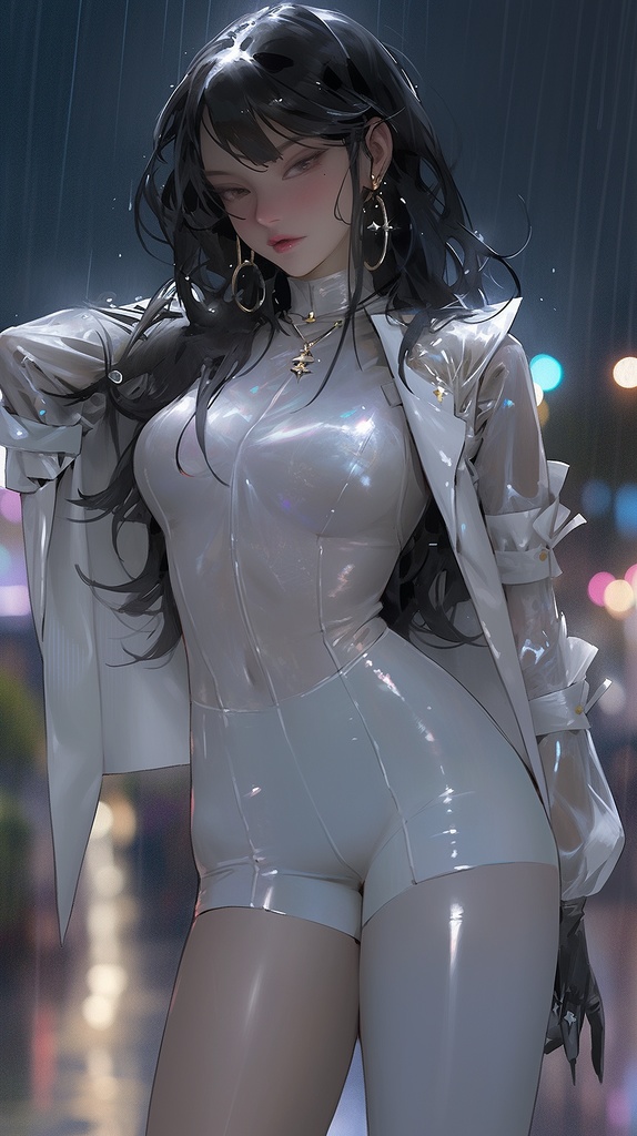 黒タイツの美しい女性 - meng - BOOTH