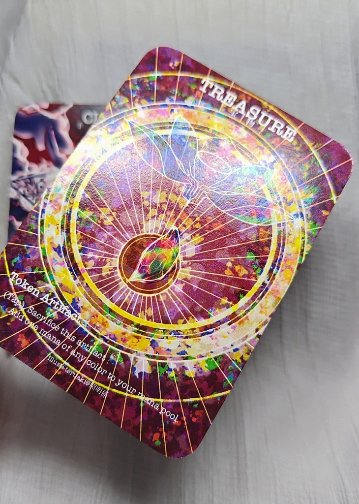 【両面】手がかり／宝物トークン（再編赤宙） - 照明係 MtG支店 - BOOTH