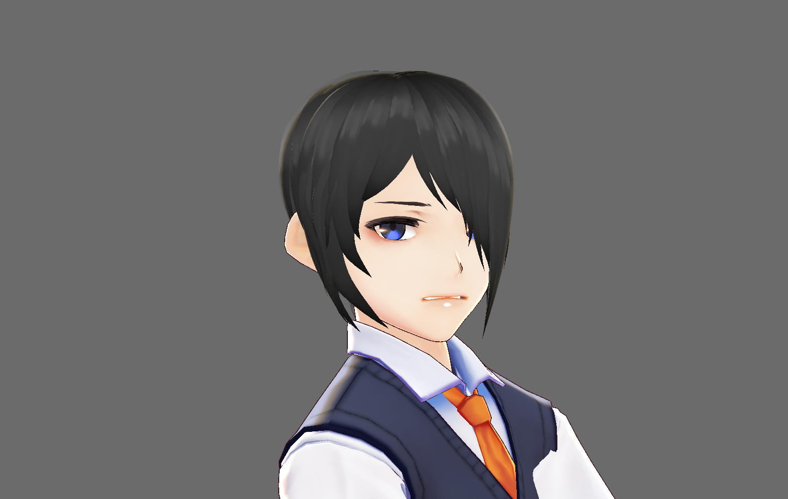 [VROID] Emo Male Hair - astrialogical3d - BOOTH