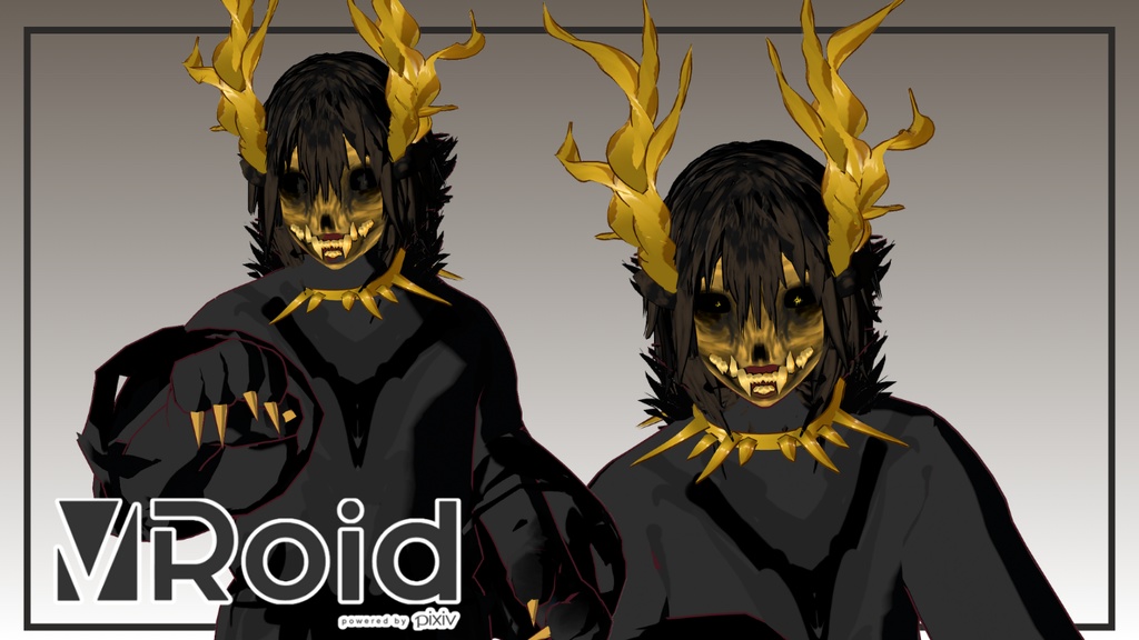 Reaper Vtuber (vroid and vrm file) - Barbatus store - BOOTH