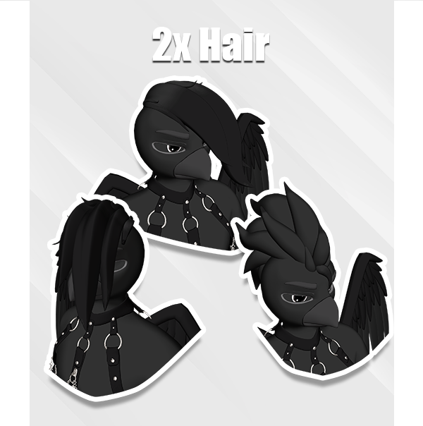 Zouh • e-Bird • VRChat Avatar • PC/Club/Quest - sevynelevyn - BOOTH