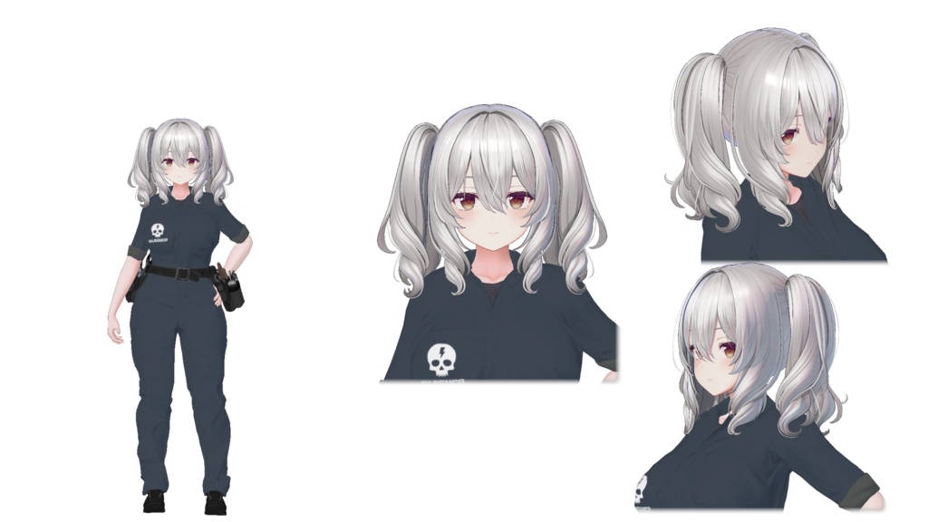 SlashCo Jumpsuit - Milltina [VRC] - Melon Trademarked - BOOTH