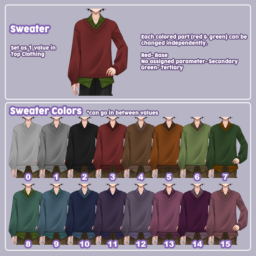 Live2D Simple Customizable Vtuber for Vtube Studio - anyakazumi - BOOTH