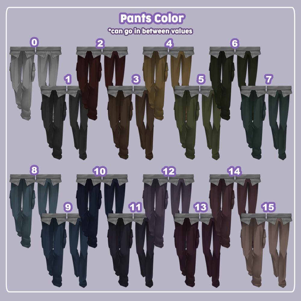 Live2D Simple Customizable Vtuber for Vtube Studio - anyakazumi - BOOTH