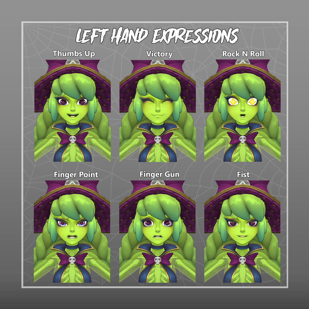 VRChat向け3Dオリジナルモデル「スライムウィッチ Slime Witch」 - Polycake - BOOTH