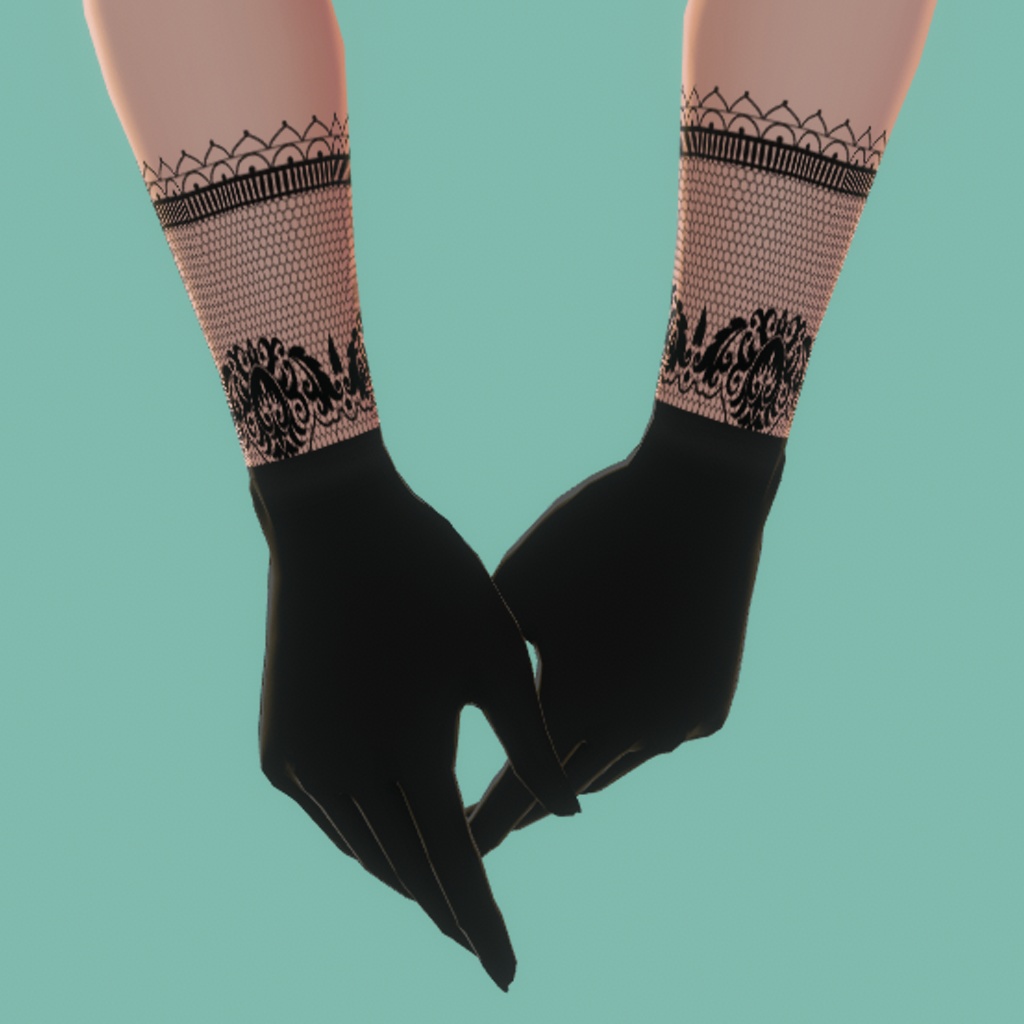 [Vroid] Lace Gloves - Moving Shop ! - BOOTH
