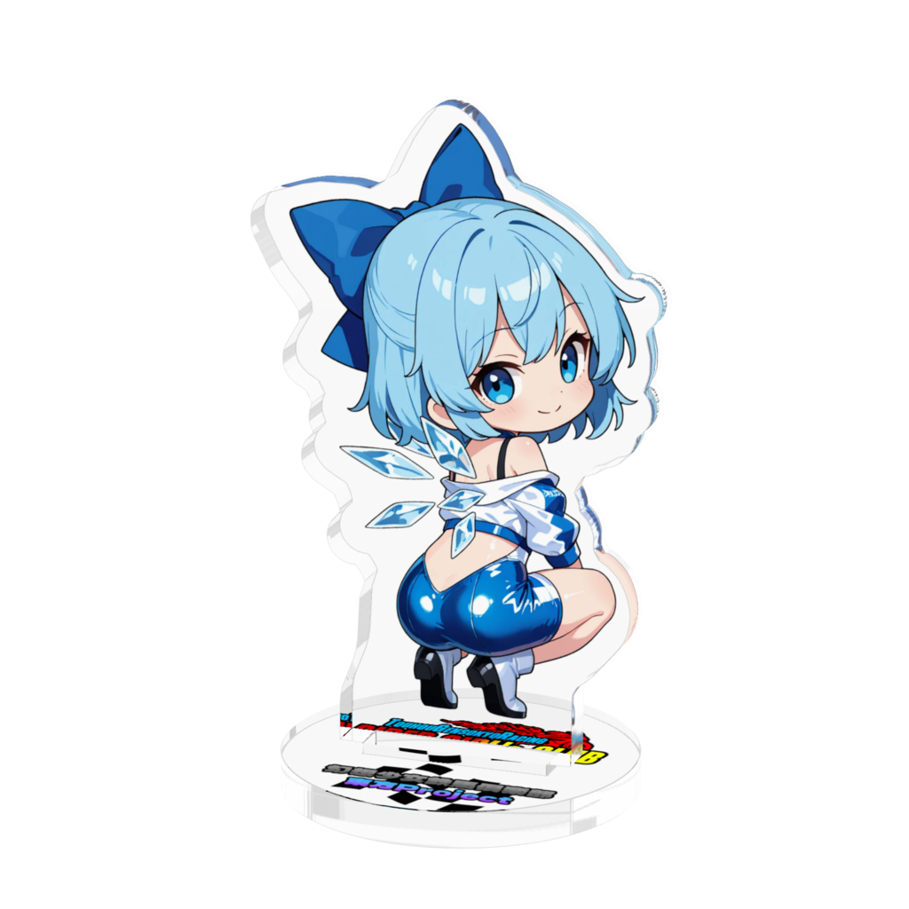 東方Project チルノ 幻想少女鉄馬俱楽部 アクリルフィギュア - 2ams-family - BOOTH