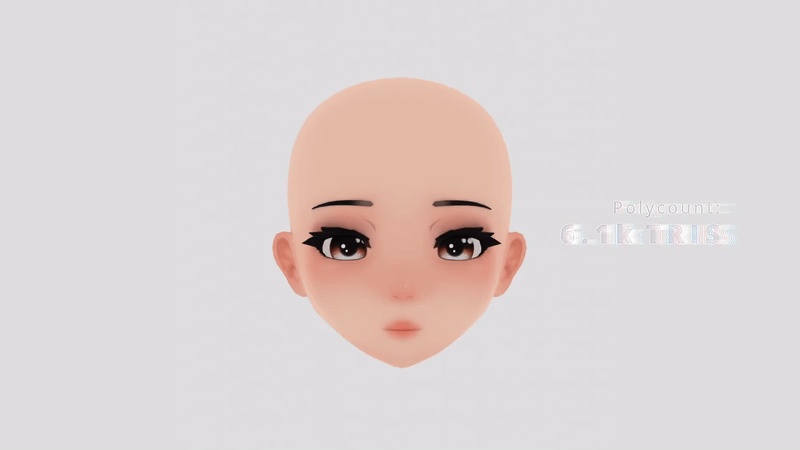 Kofi Head [ARKit / Perfect Sync Compatible, VRChat Ready] - GabSith - BOOTH