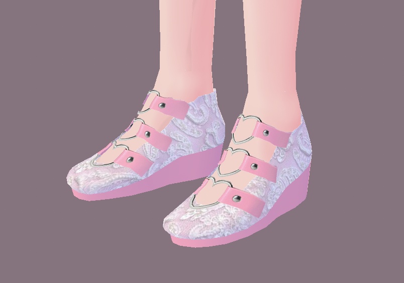 Cute Pink Shoes (VRoid Texture) - Seighcho - BOOTH