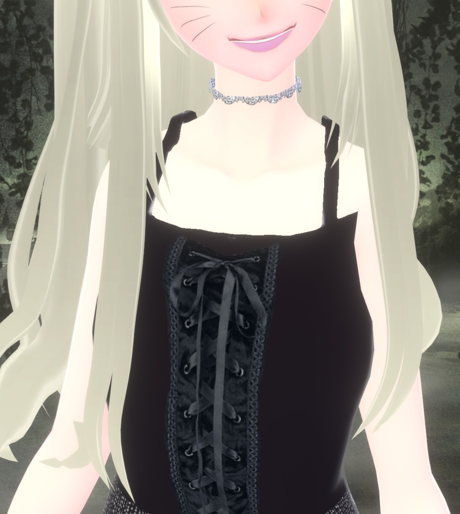 Glamorous gothic dress (VRoid Texture) - Seighcho - BOOTH