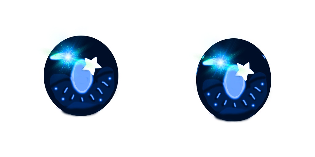 Blue sparkling eyes / Irises (VRoid Texture) - Seighcho - BOOTH