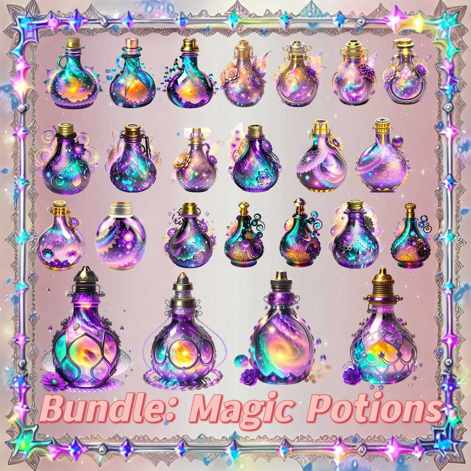 Bundle: Magic Potions (2D Graphics) - Seighcho - BOOTH
