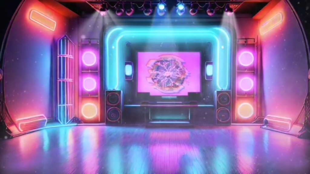 Two Neon Stages For VTuber (Live2D) MP4 - Seighcho - BOOTH