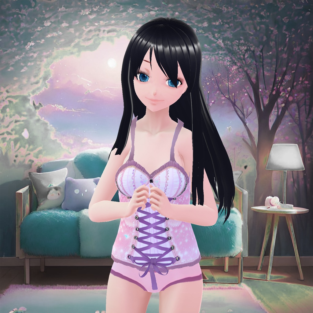 Free Lingerie Set for VRoid Studio - Seighcho - BOOTH