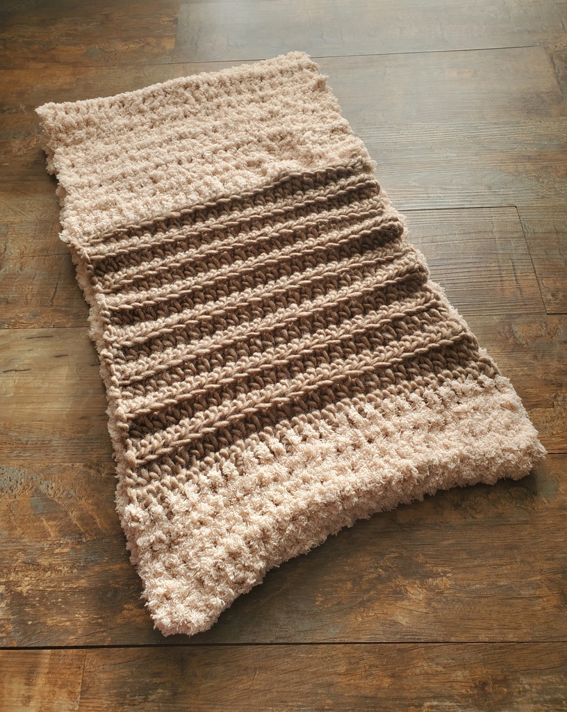 スヌード もこもこめりさんと一緒（クリーム×モカ） - 藍白屋（AI ZIRO YA） - BOOTH