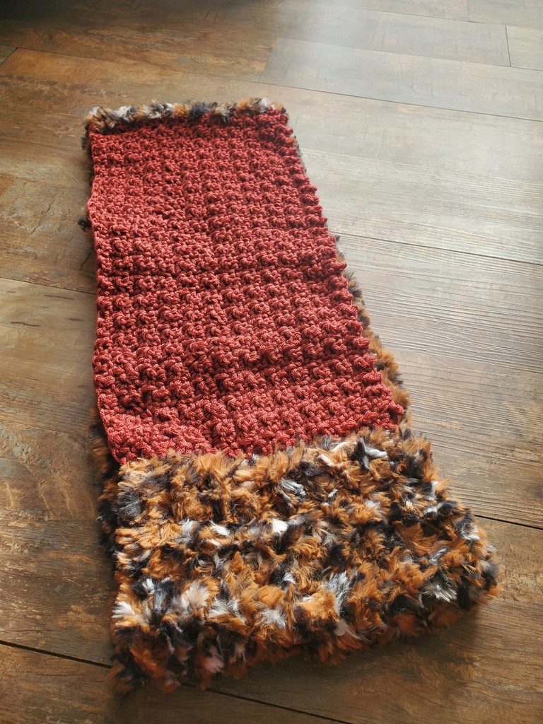 スヌード 猫さんと一緒（アニマル柄×赤） - 藍白屋（AI ZIRO YA） - BOOTH