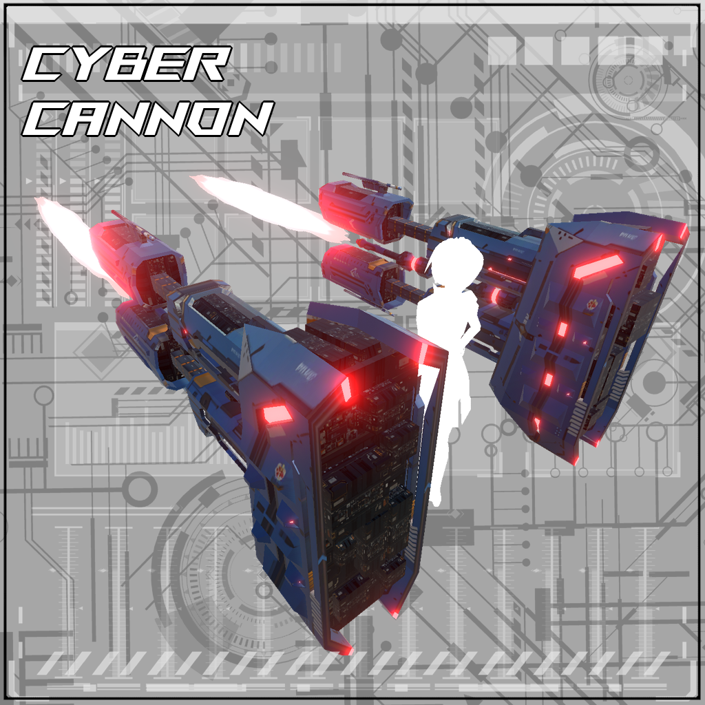 【VRC/Unity】CYBER CANNON! -変形・射撃ギミック- - AMFLICO STUDIO - BOOTH