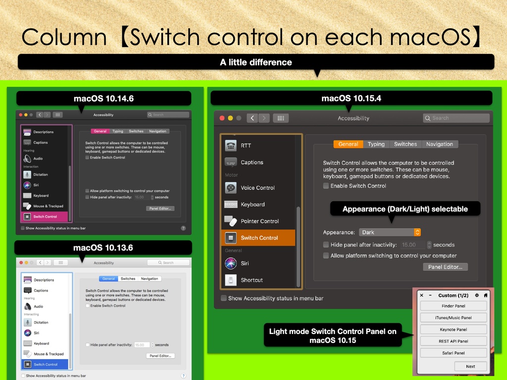 [Eng] Switch Control with AppleScript - piyomarusoft - BOOTH