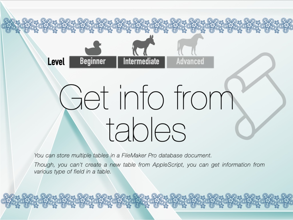 [Eng] FileMaker Pro Scripting Book with AppleScript - piyomarusoft - BOOTH