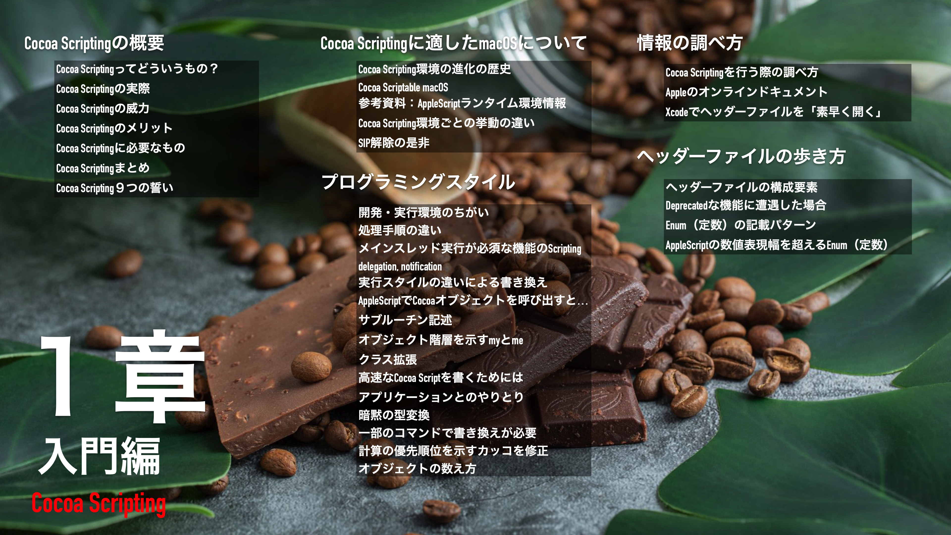 Cocoa Scripting Course #9 File Processing - piyomarusoft - BOOTH