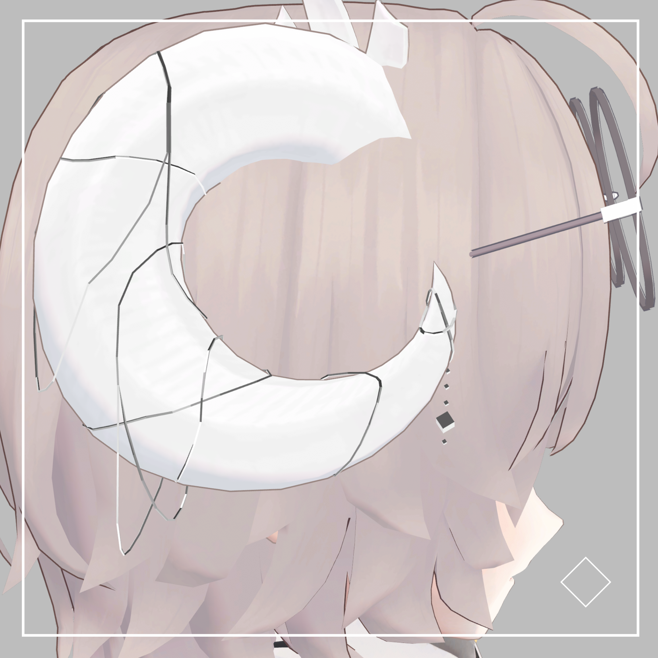 【VRChat想定】Horn gold thread【メリノ用アクセサリー】 - Pokara_shop - BOOTH