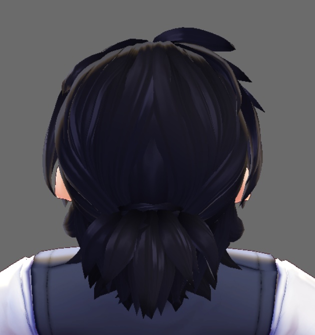 [VRoid] 無料 FREE: Half Up Hair Preset - skullstho - BOOTH