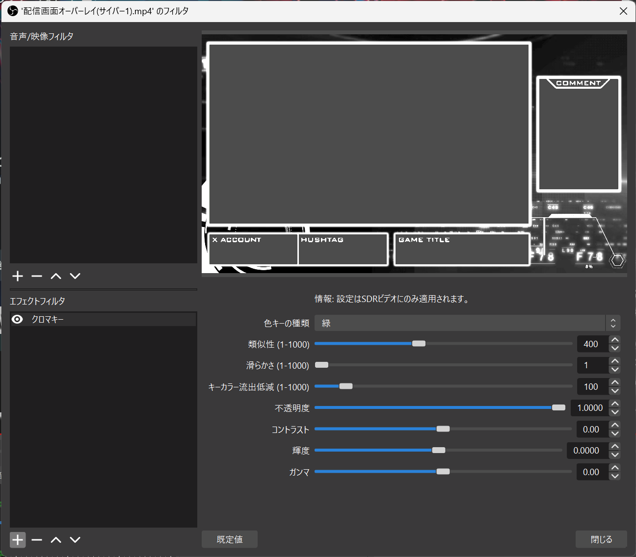 動く！ゲーム配信用オーバーレイ・サイバー1【VTuber・Vliver・配信者】 - MonkeyGarage デジタルコンテンツショップ - BOOTH