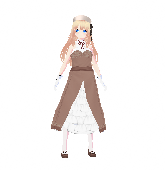 /夏向けおねえさん/ / VRM / 3d / free / - teoteome - BOOTH