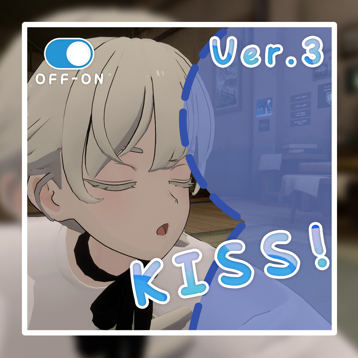 VRChat Kiss Like ver.3 靠近亲吻动画【Fiona/Ash/Grus/Minahoshi/Milk Re】 - mzii ...