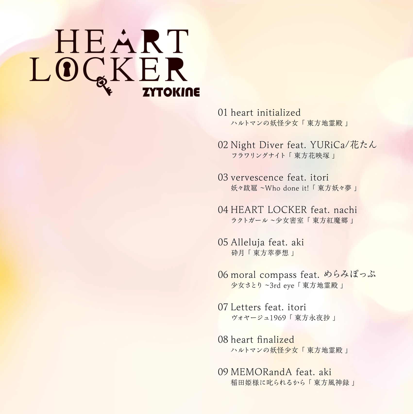 【送料込 / 特典付2024冬コミ新作セット】新譜2種「HEART LOCKER」&「Q=IZM」セット - ZYTOKINE booth - BOOTH