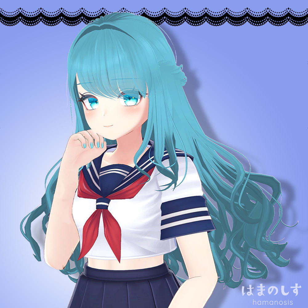 お嬢さまヘア【フリーシェイプキー付】 - はまのしす -hamanosis- - BOOTH