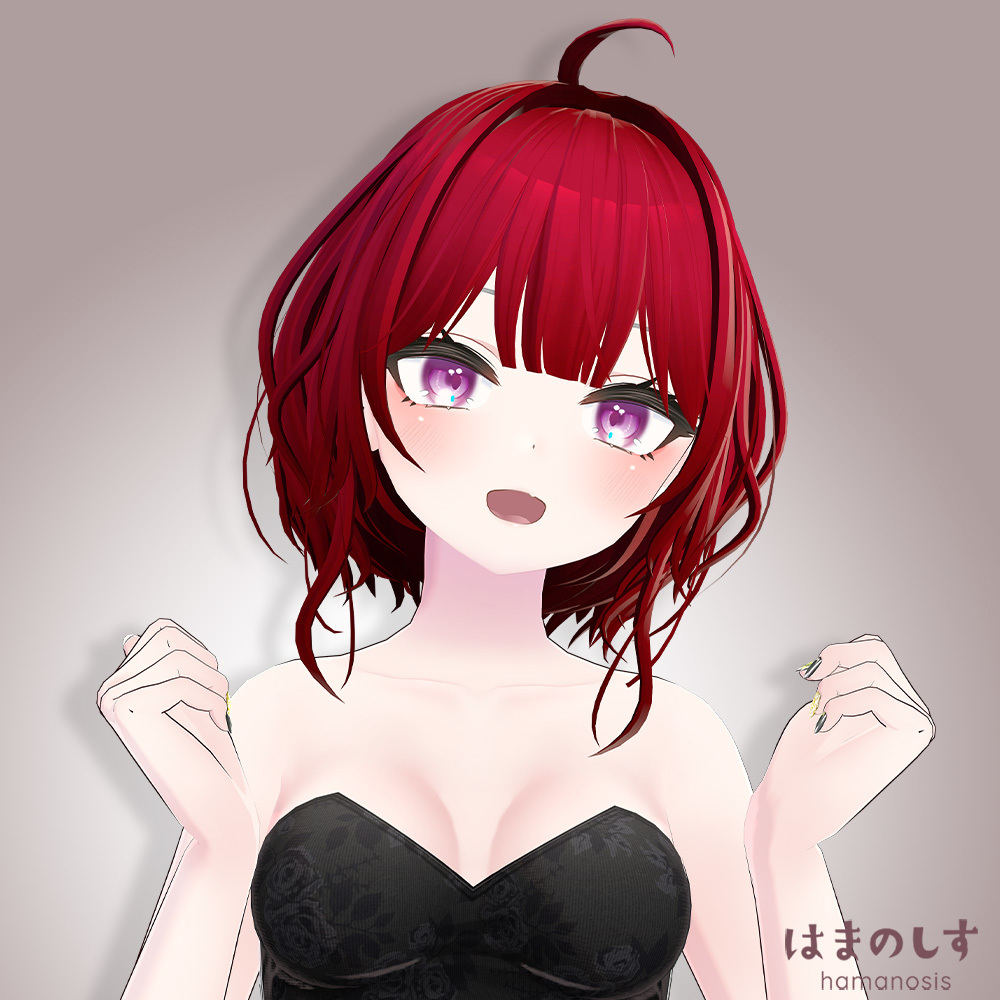 さくらボブ【2種セット+アクセサリー付き】【髪型/ボブヘア】 - はまのしす -hamanosis- - BOOTH