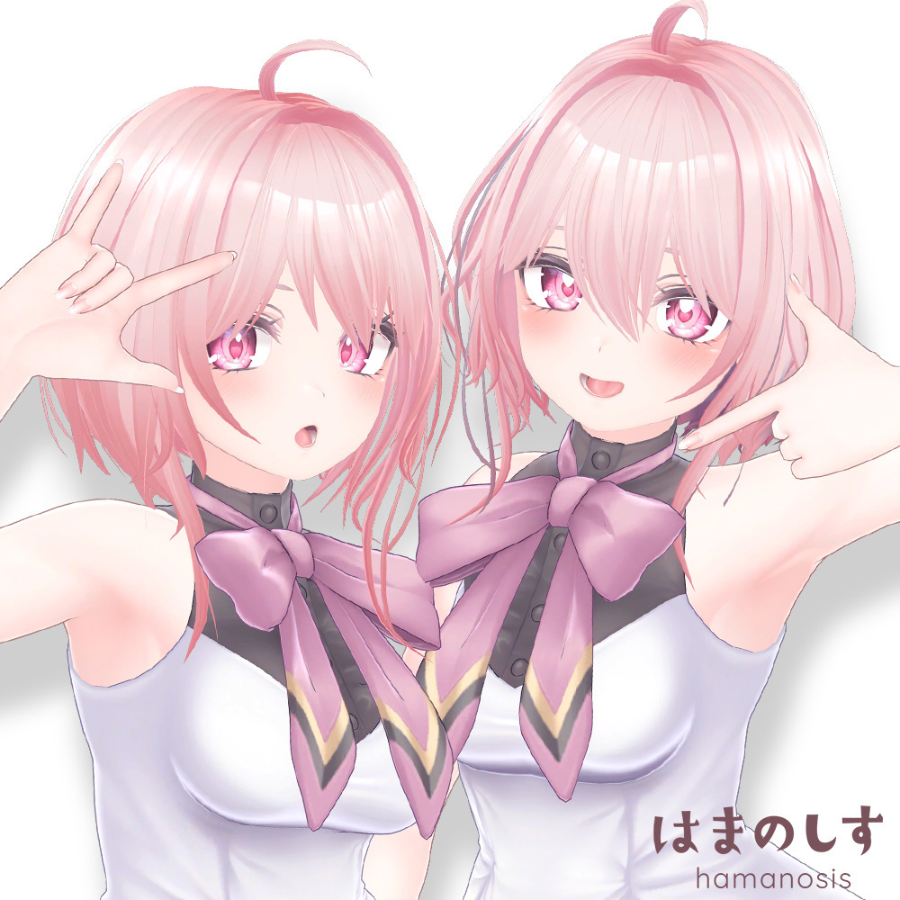 さくらボブ【2種セット+アクセサリー付き】【髪型/ボブヘア】 - はまのしす -hamanosis- - BOOTH