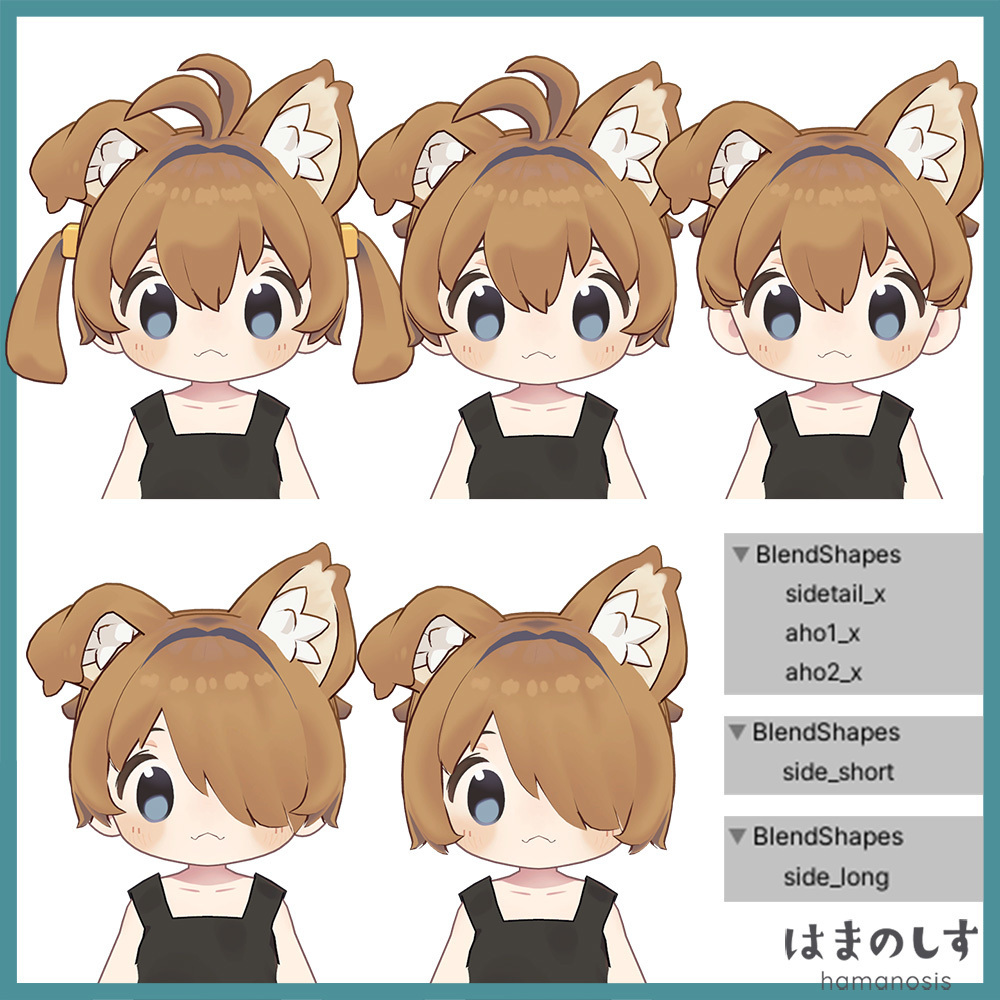 きのこ たけのこヘア - はまのしす -hamanosis- - BOOTH