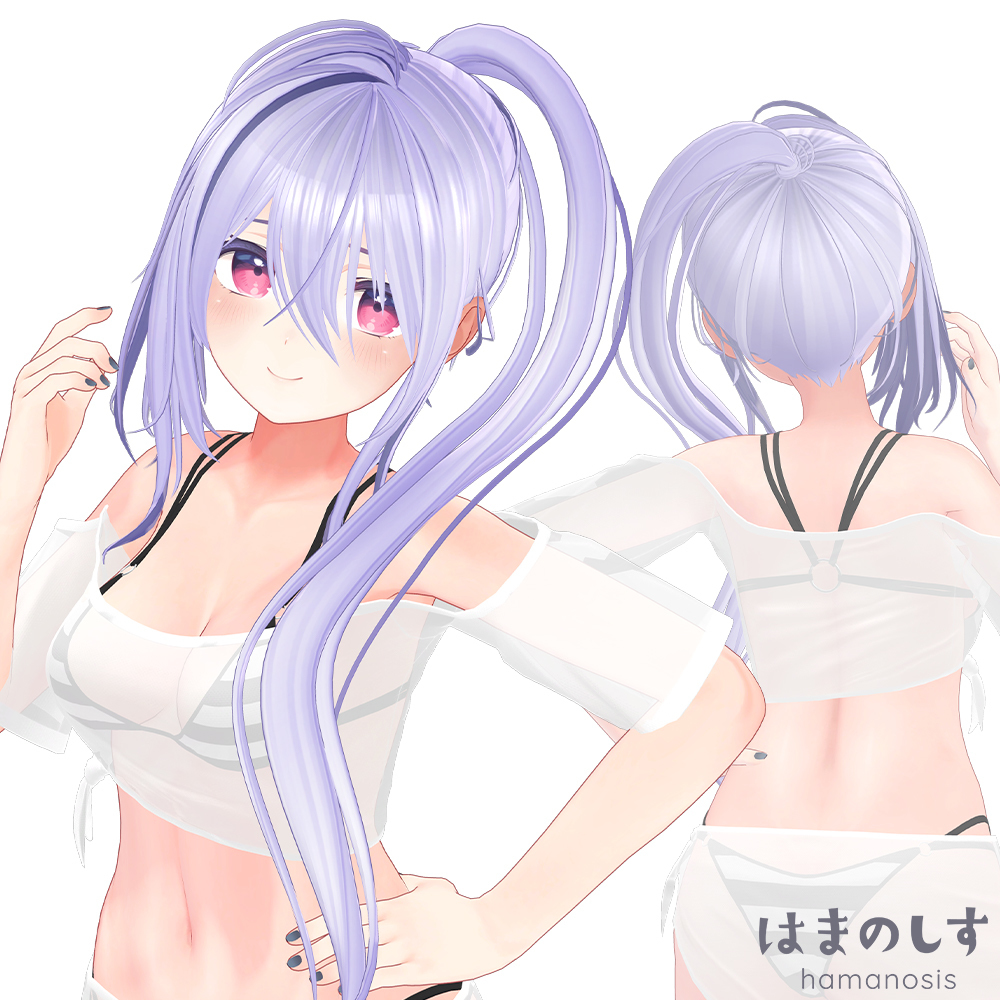 リメンバーヘア 【 髪型 / ポニーテール / サイドテール 】 Remember Hair - はまのしす -hamanosis- - BOOTH